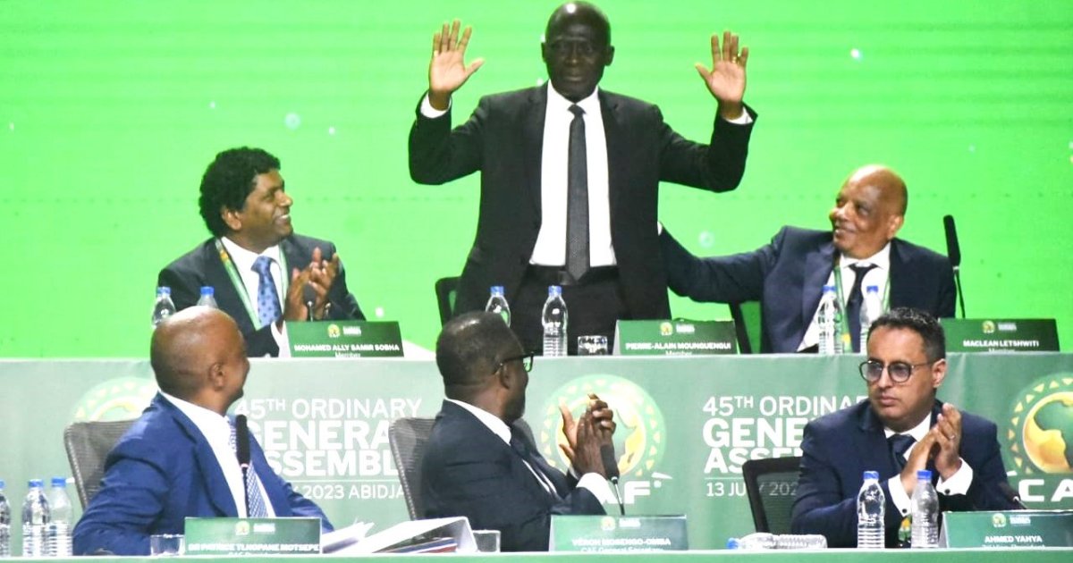 CAF : Pierre Alain Mounguengui promu 3e vice-président de l'instance africaine de football ...